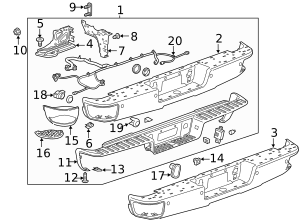 2014-2019 GM Support Brace - Passenger Side (RH) 22757268 | NewGMParts.com