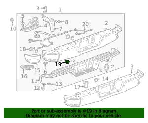 2016-2019 GMC Sierra 1500 Bracket 84167344 | GMPartsDirect.com