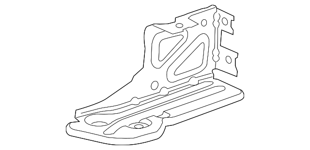 2014-2019 GM Passenger Side Front Bumper Fascia Support Brace 22757268 ...