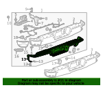 2014-2019 GM Anthracite Rear Bumper Step Pad 23108158 GM ...