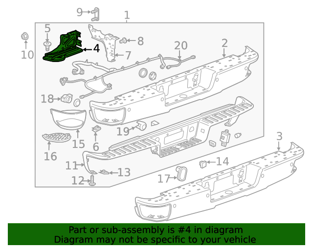 23108160 Brace - New OEM Part From GM Parts Direct | GM Parts Store