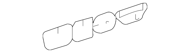 221-682-01-17 - Windshield Pillar Trim Lower Cover 2007-2014 Mercedes ...