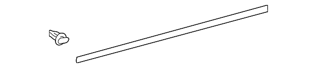 2014-2019 Toyota Highlander Weatherstrip 67864-0E030 | Toyota Parts Center