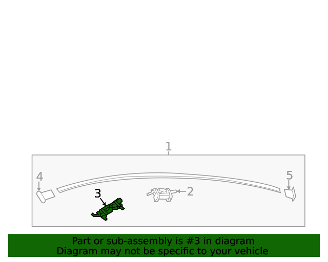 2021-2022 Hyundai Elantra Roof Molding Retainer 87245-AA000 | OEM Parts ...