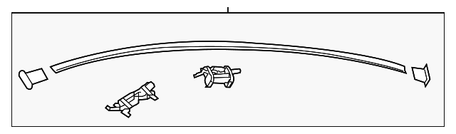 Genuine Roof Molding for 2021-2024 Hyundai | Part# 87230-AA000 ...