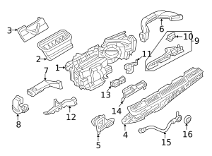 4M1-820-902-AS-6PS - Air Vent 2017-2019 Audi Q7 | Audi OEM Parts