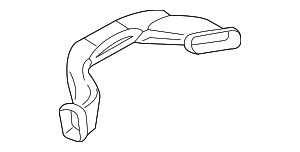 4M1-819-656-B - Defroster Duct 2017-2019 Audi Q7 | Audi OEM Parts