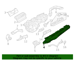 4M1-820-902-AS-6PS - Air Vent 2017-2019 Audi Q7 | Audi OEM Parts