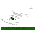2019 Chevrolet Front License Plate Bracket 84428905 GM | GMPartsDirect.com
