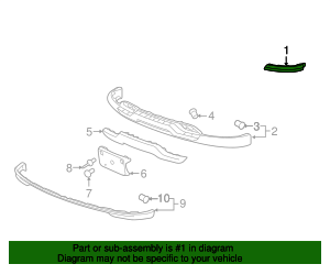 2016-2019 Chevrolet Primed Passenger Side Front Bumper Outer Filler ...
