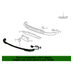 23496677 - Front Bumper Fascia Air Deflector 2016-2019 Chevrolet ...