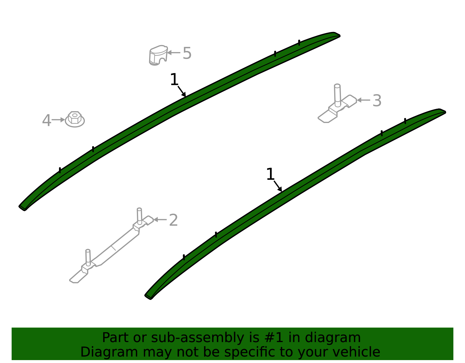 87280-D3700 - High-Quality Roof Side Rail for 2019-2021 Hyundai Tucson ...