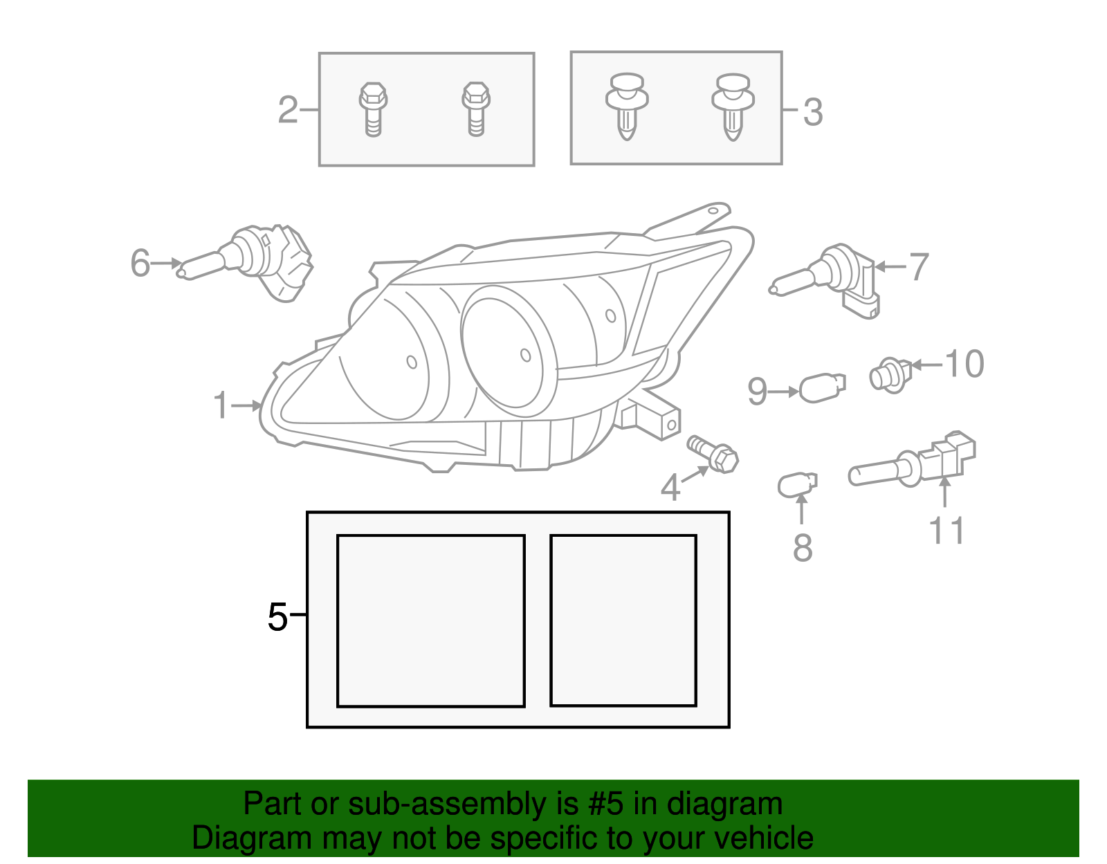 81193-21050 - High-Quality Headlight Bracket for 2011-2013 Scion tC ...