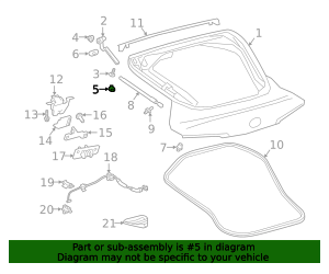 90118-WA400 - Hinge Cap - 2020-2023 Toyota GR Supra | OEM Genuine ...
