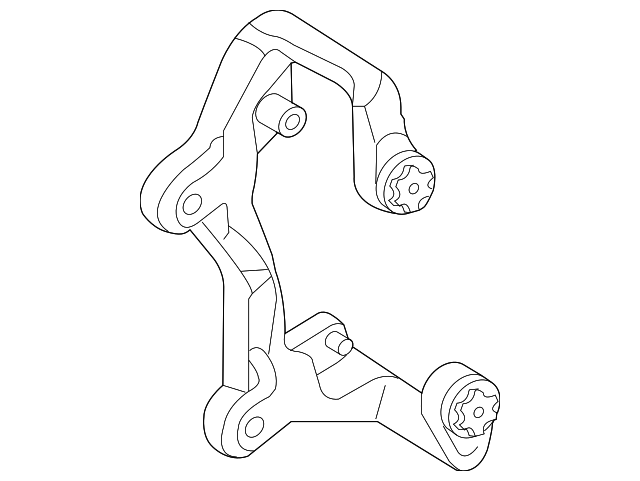 2012-2017 Audi Disc Brake Caliper Bracket 8T0-615-125-A | Audi USA Parts