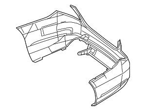 222-885-09-25-9999 - Bumper Cover 2015-2017 Mercedes-Benz S 550e ...