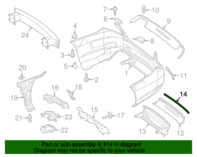 222-885-33-21 - Lower Molding 2014-2017 Mercedes-Benz | Mercedes-Benz ...