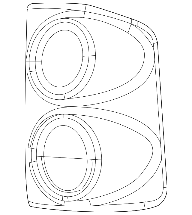 2005-2011 Ram Dakota Tail Lamp Assembly - Driver's Side (LH) 55077605AD ...