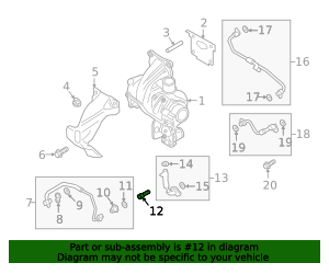 2018-2021 Ford Turbocharger Boost Pressure Solenoid Filter JT4Z-6C683-A ...