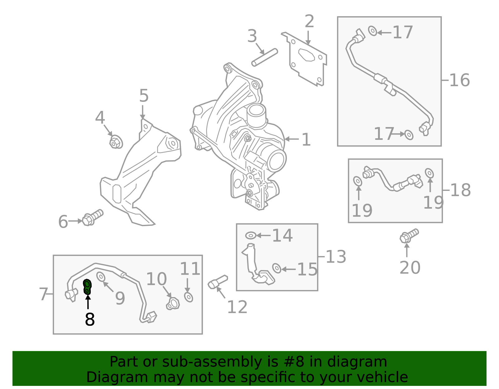 Genuine OEM Ford Part - Oil Inlet Tube Gasket K2GZ-6N652-B | Genuine OEM Ford Parts & Accessories
