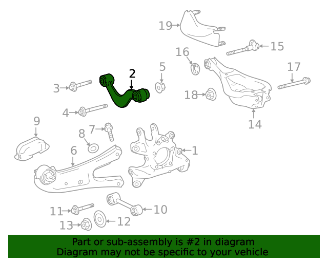 Toyota Upper Control Arm Part# 4877048020 | Toyota of Colorado Springs