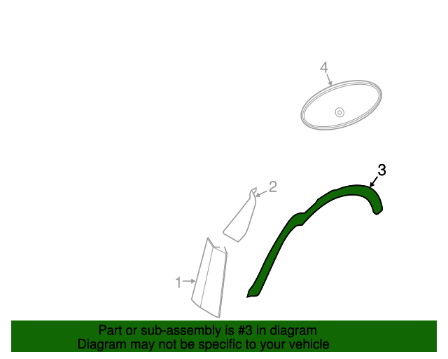 Genuine OEM Wheel Opening Molding Part# LR078874 Fits 2015-2019 Land ...