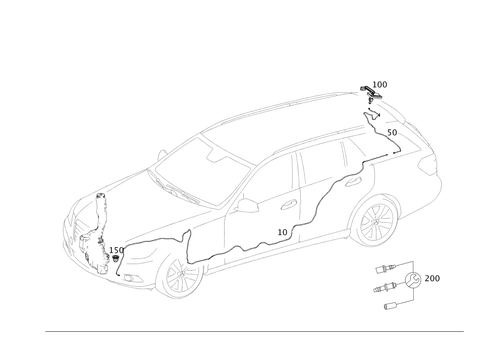Rear-End Door Windshield Washer System for 2015 Mercedes-Benz E63 AMG S ...