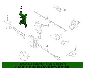 247-885-85-00 - Distance Sensor Bracket 2020-2021 Mercedes-Benz GLB 250 ...