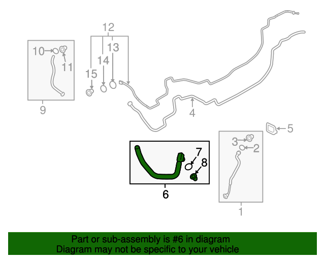 2016-2021 Volvo Discharge Hose 31369392 | OEM Parts Online