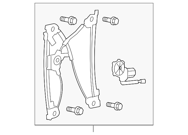 2011-2014 Ford F-150 Window Regulator BL3Z-1523201-D | OEM Parts Online
