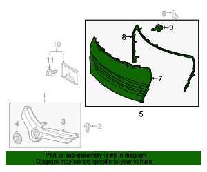 53102-02210 - Grille 2014-2016 Toyota Corolla | AutoNationParts.com