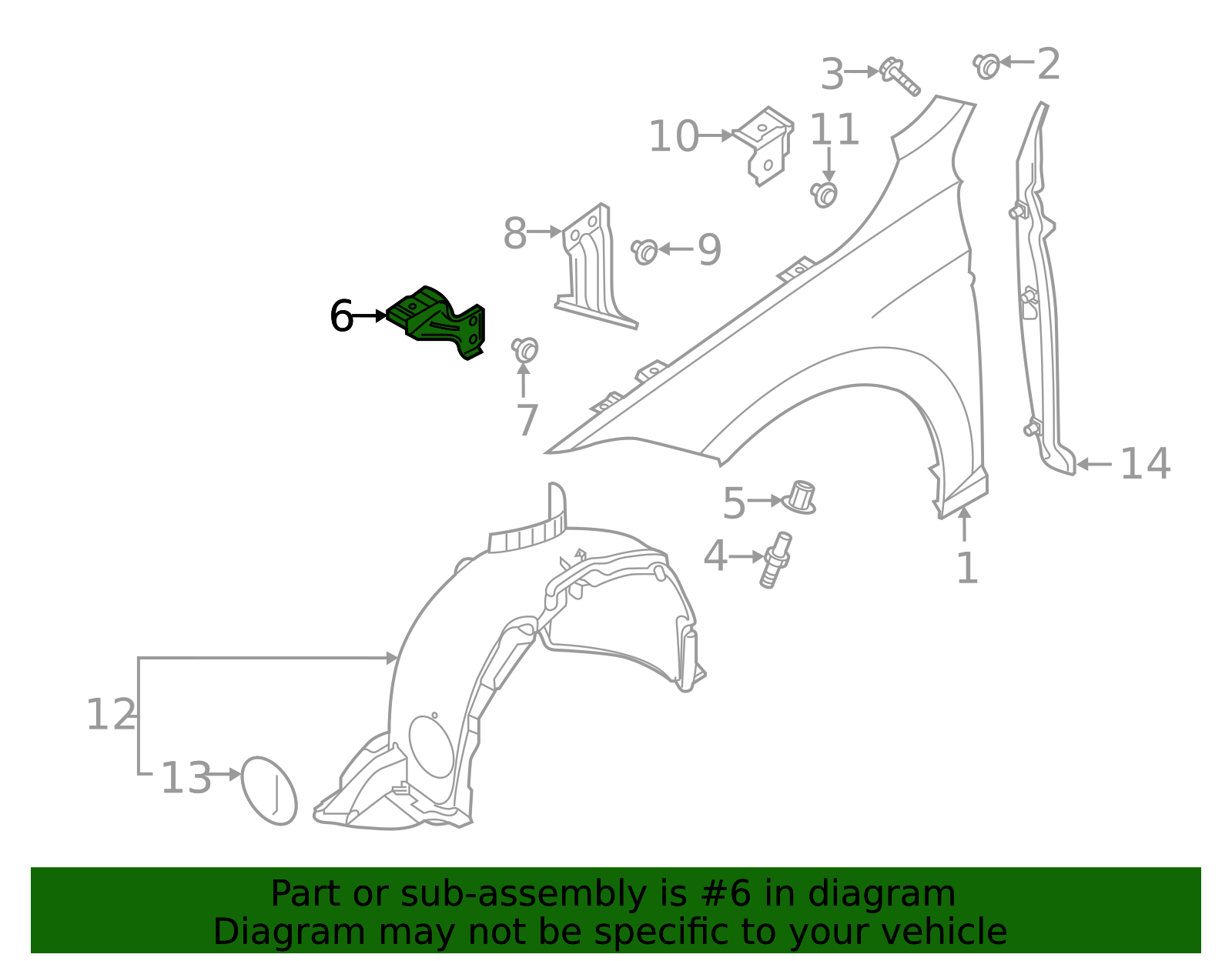 2019-2024 Volkswagen Jetta Front Brace 17A-809-472 ...