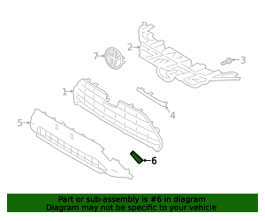 2019-2023 Toyota RAV4 Lower Grille Hole Cover 53286-42130 | Toyota ...