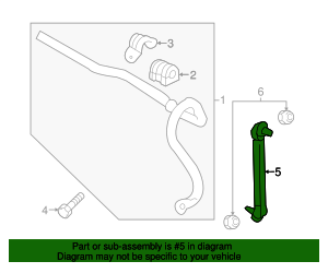 2016-2019 Chevrolet Passenger Side Suspension Stabilizer Bar Link ...