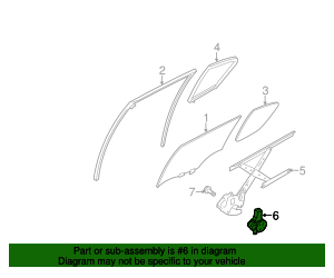 82730-4GA1A - Power Window Motor 2014-2020 Infiniti Q50 ...