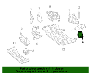 205-240-10-00 - Engine Support 2015-2020 Mercedes-Benz | Mercedes-Benz ...