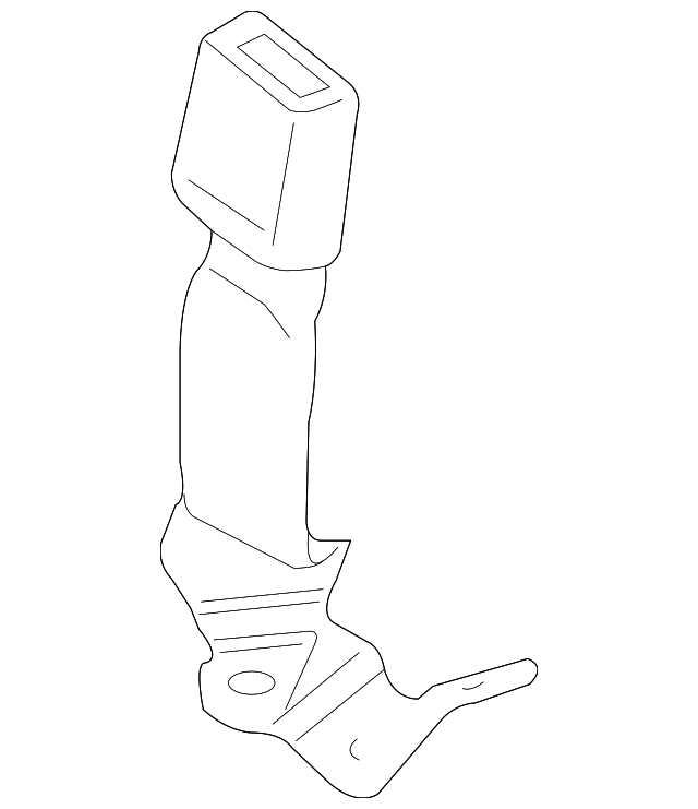 Genuine BMW 72-11-7-430-066 | Center Buckle | FREE Shipping on Most ...