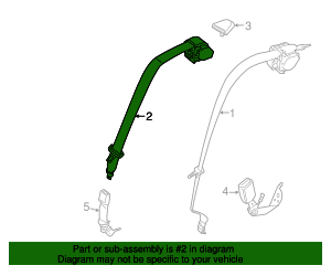 72-11-8-091-949 - Seat Belt Lap and Shoulder Belt 2017-2023 BMW ...
