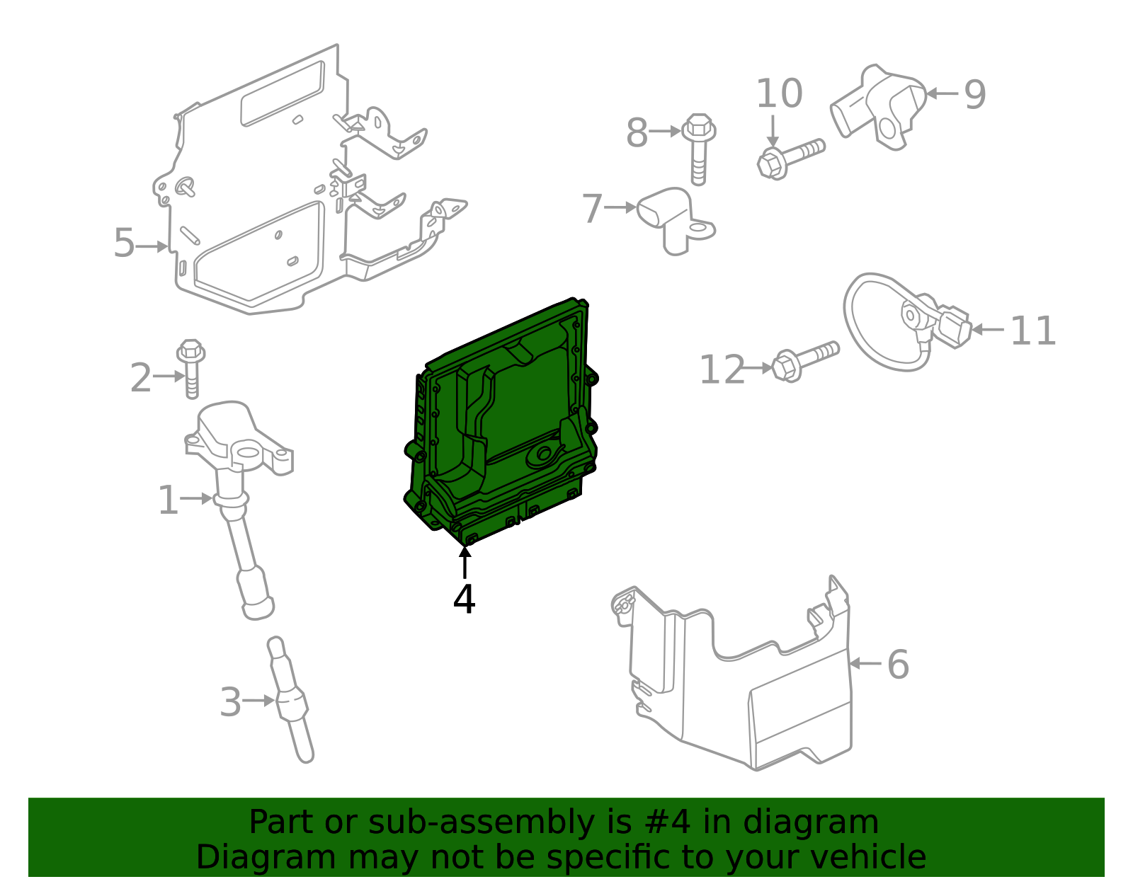 2020-2024 Ford | Engine Control Module (ECM) | KK1Z-12A650-JANP | Walls ...