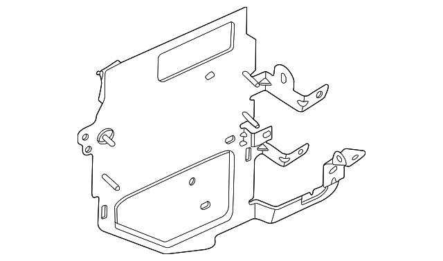 2021-2023 Ford Engine Control Module (ECM) Bracket lx6z12a659e ...