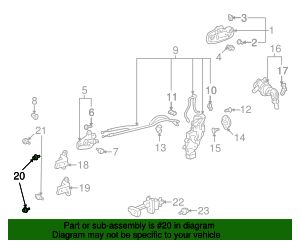 90119-08093 - Hinge Bolt - 2000-2008 Toyota | OEM Genuine Toyota Parts