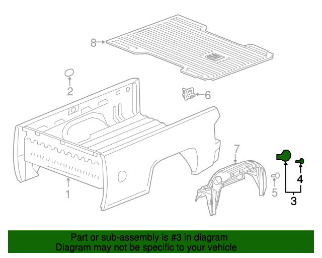 2014-2019 GM Door Asm-F/Tnk Fil 22776834 | GM Parts Center
