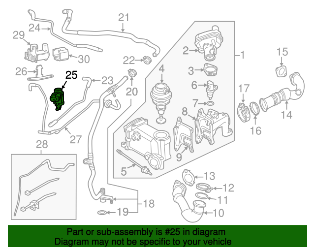 2004-2016 Audi Solenoid Valve 1K0-906-283-A | Audi USA Parts