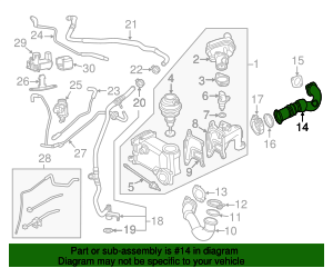 2013-2016 Audi Air Pipe 059-131-525-CS | OEM Parts Online