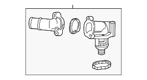 2020-2025 GM Engine Coolant Thermostat Housing Assembly 12678780 | OEM ...