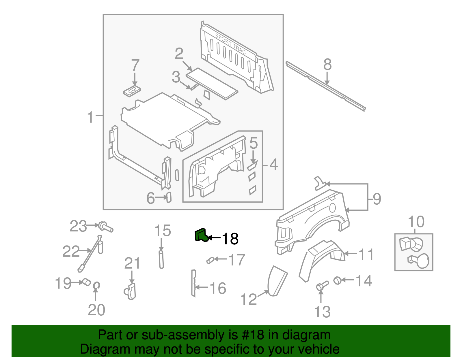 7A2Z-19N236-A - Socket 2007-2010 Ford Explorer Sport Trac | Group 1 ...