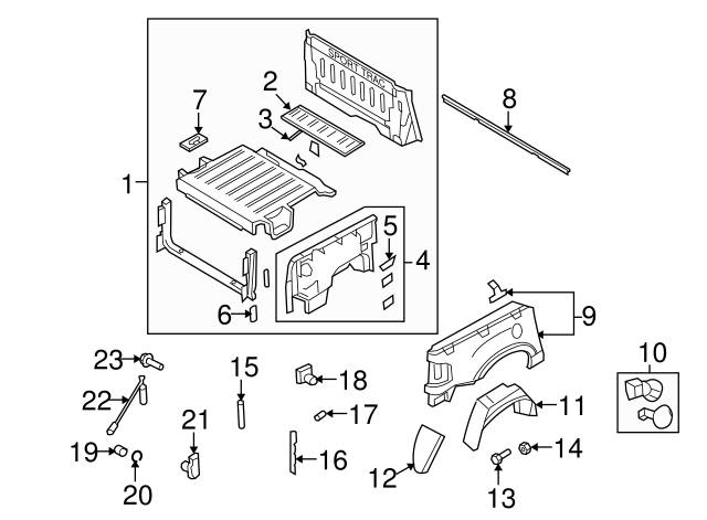 2007-2010 Ford Explorer Sport Trac Socket 7A2Z-19N236-A | OEM Parts Online