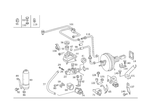 Brake Booster for 1992 Mercedes-Benz 300 SD | Mercedes-Benz USA Parts