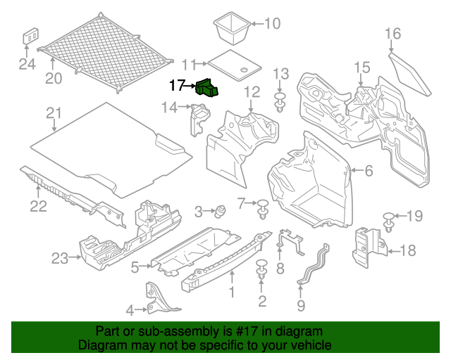 51377315419 - 2014-2020 BMW Belt Molding (51-37-7-315-419) | BMW of ...