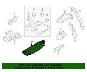 Genuine BMW 11-65-7-577-001 | Lower Shield | FREE Shipping on Most ...